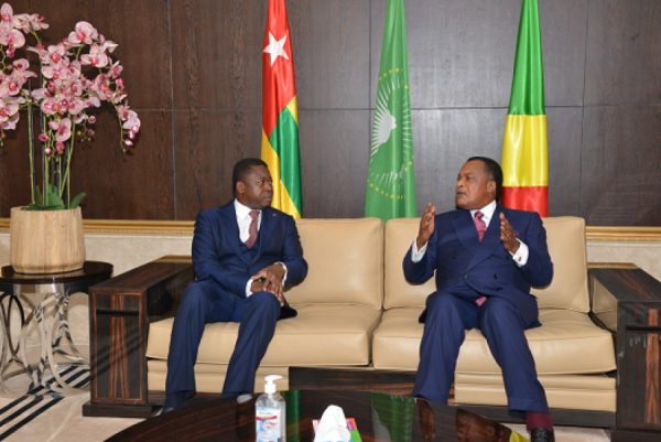 Congo : Faure Gnassingbé en visite de travail à Brazzaville - Journal ...